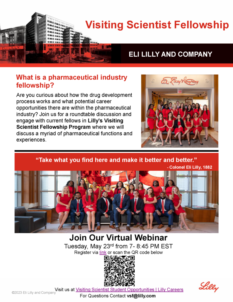 Lilly’s Visiting Scientist Fellowship (VSF) | BRET Career Development ...