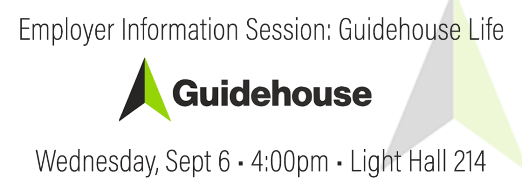 Employer Info Session: Guidehouse Life Sciences Consulting | BRET ...
