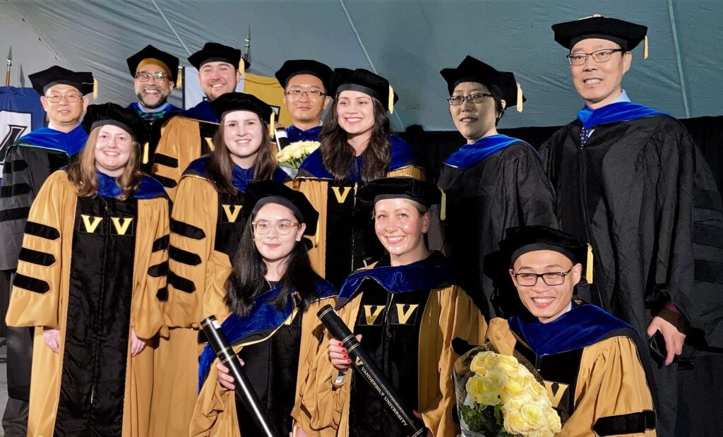 Graduates and Faculty at the 2023 Commencement Ceremony | PhD Program ...
